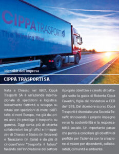 Roberta Cippà Cavadini, CEO Cippà Trasporti: «Il futuro del settore è ...